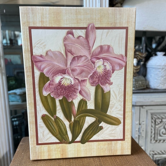 Tricoastal designs | Accents | Vintage Tina Higgins Floral Iris Flowers ...